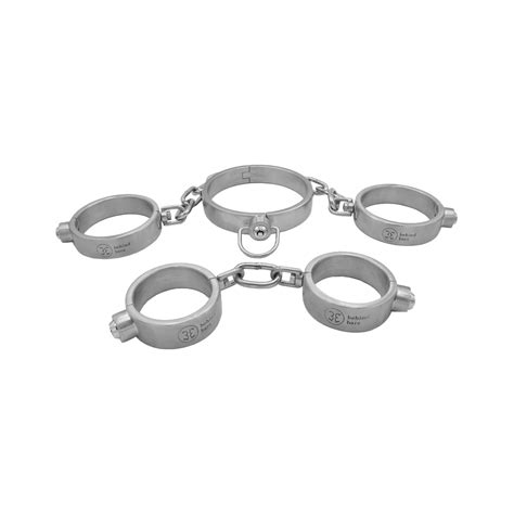 Cuffs And Collar Full Set Behind Barz