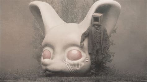 Wallpaper Man Cube Statue Fantasy Art Hd Picture Image