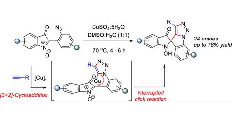 Intramolecular Nitrone Interrupted Click Reaction Organic Letters