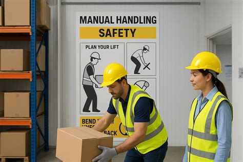 Manual Handling Safety Awareness Posters Keeping Australian Workplaces