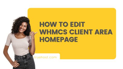 How To Edit Whmcs Client Area Homepage
