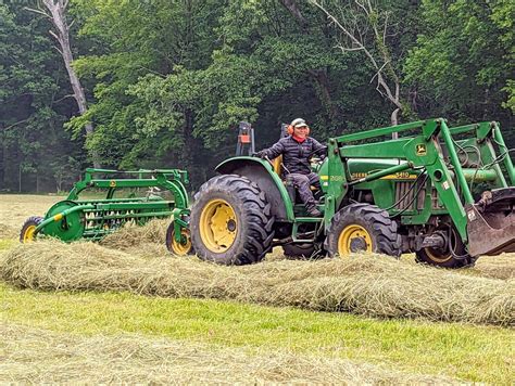 Cutting And Preparing Our Hay Crop For Baling The Martha Stewart Blog