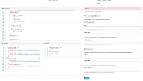 Error Message Of Required Field In Sub Property Doesnt Appear · Issue 3867 · Rjsf Teamreact