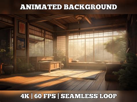 Vtuber Background Animated Virtual Background Stream Room Background Vtuber Room Background