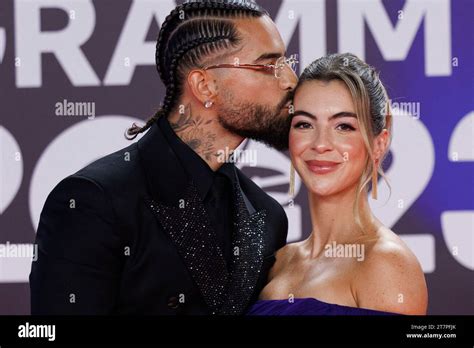 Maluma Left And Susana Gomez Arrive At The 24th Annual Latin Grammy
