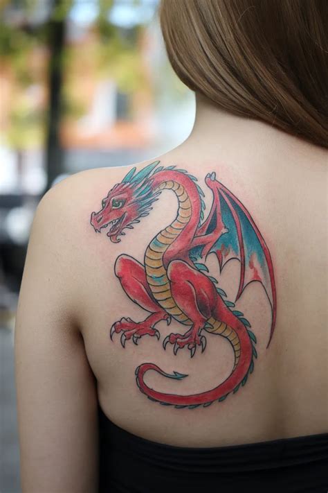 14 Red Dragon Tattoo Ideas To Unleash Your Inner Fire
