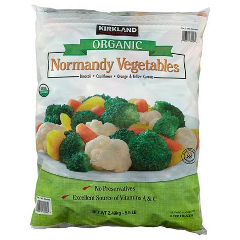 Kirkland Signature Organic Normandy Vegetables 55 Lbs Same Day