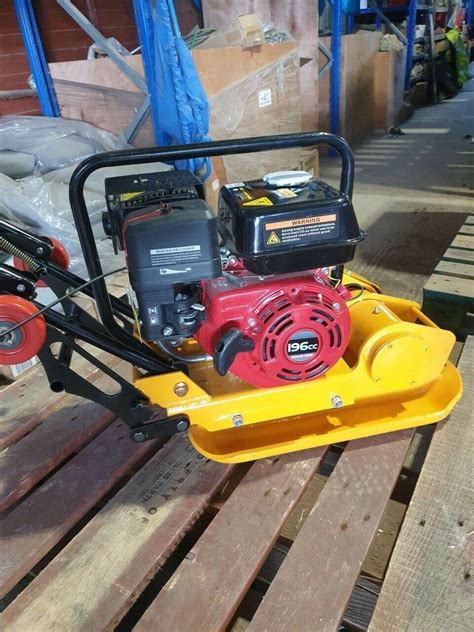 Wacker Plate Compactor 5 5hp Petrol With Wheel Kit