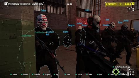 Payday 2 The Whole Gang Try To Rescue Bain Youtube