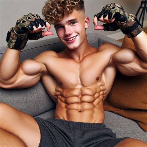 Cute Teenage Boy With Muscles By Mi1212120 On Deviantart