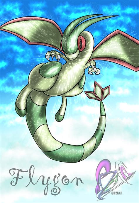 Flygon Pokemon By Pzaxr On Deviantart