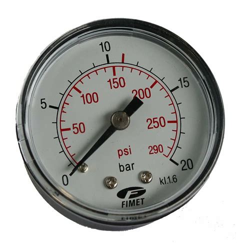Manometer D50 14 Bak 2011 Bar Kompressor Allt Inom Tryckluft