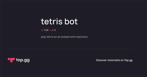 add tetris bot discord bot the 1 discord bot and discord app list