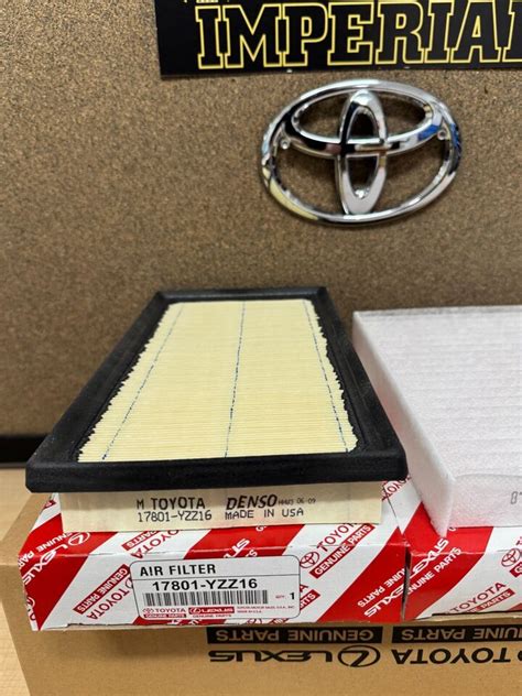 2019 2025 Toyota Rav4 2 5l Hybrid A25afxs Engine Air Filter And Cabin Air Filter Ebay