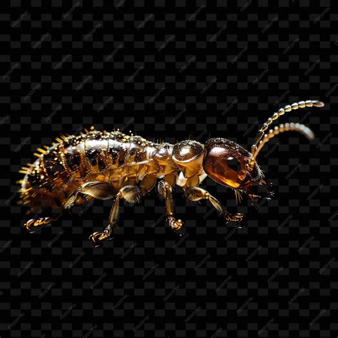 A Ant With A Yellow Body And Ant On The Bottom Premium Ai Generated Psd