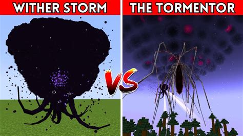 The Tormentor Vs Crackers Wither Storm Mod Minecraft New Scary Mod