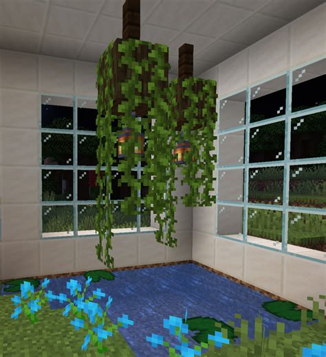 Hanging Plants Detailcraft Minecraft Garden Minecraft House Plans
