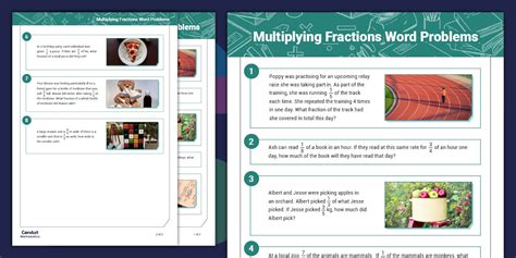 Multiplying Fractions Word Problems Teacher Made Twinkl