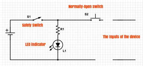 Switches How To Connect An LED Indicator To A Circuit Electrical Engineering Stack Exchange