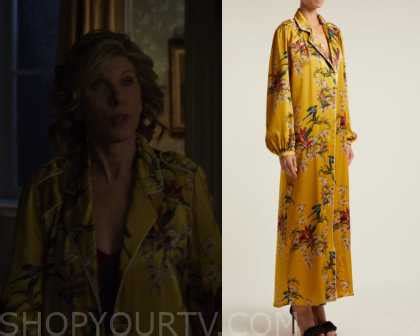 The Good Fight Season 3 Episode 1 Dianes Yellow Floral Robe Fashion