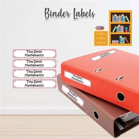 Binder Labels Custom Labels Stickers Personalised T In Dubai