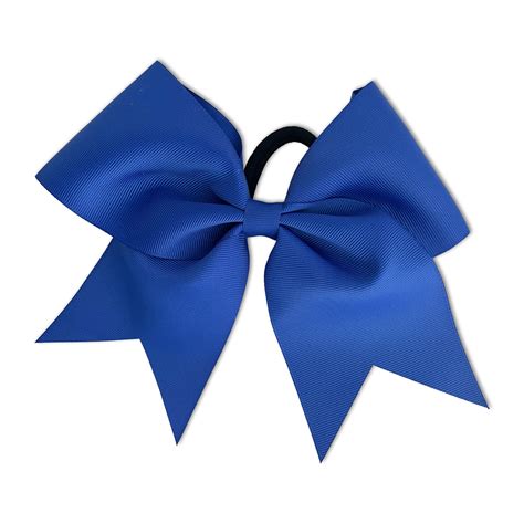 Noeud Cheerleader Bleu Twirling Boutique
