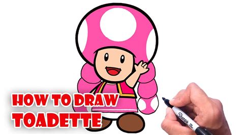 How To Draw Toadette Step By Step How To Draw Super Mario Full Body