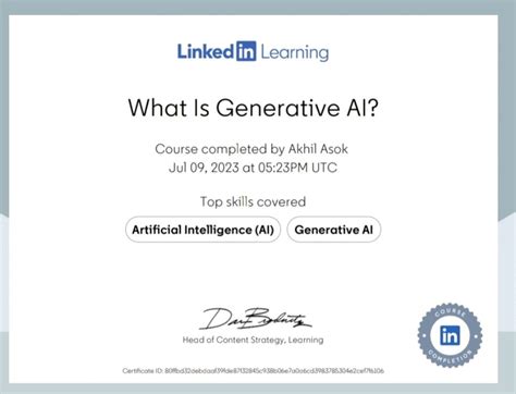 Akhil Asok On Linkedin Generativeai Learningpath Learningeveryday