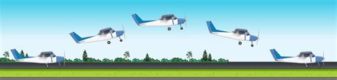 Free Vector Light Aircraft Movement Vector