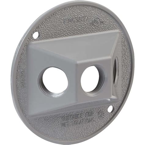 Ropesoapndope Bell Round Cluster Weatherproof Outdoor Box Cover