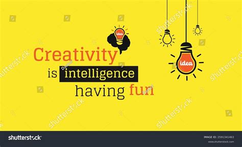 Creativity Idea Office Wall Decal Motivational Stock Vector Royalty