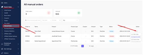 Manual Payment System