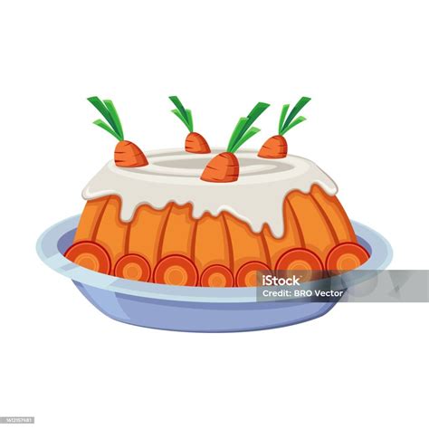 Carrot Cake Illustration Stock Illustration Download Image Now Cake