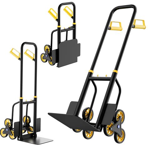 440 Lbs Stair Climbing Dolly For Stairs 6 Wheel Stair Climbing Cart