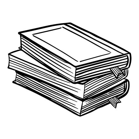 Book Line Art 21351032 Png