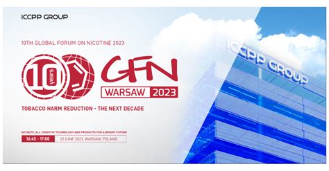Iccpp Group Will Represent Global Premier E Cigarette Companies To Participate In Gfn2023 To
