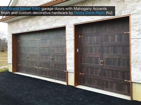 Mahogany Accents Finish And Custom Decorative Hardware