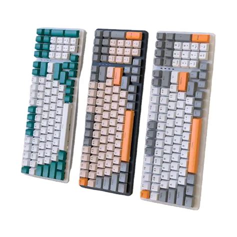 Russian Layout Hot Swappable RGB Backlit USB Wired Gaming Mechanical Keyboard Digital Number