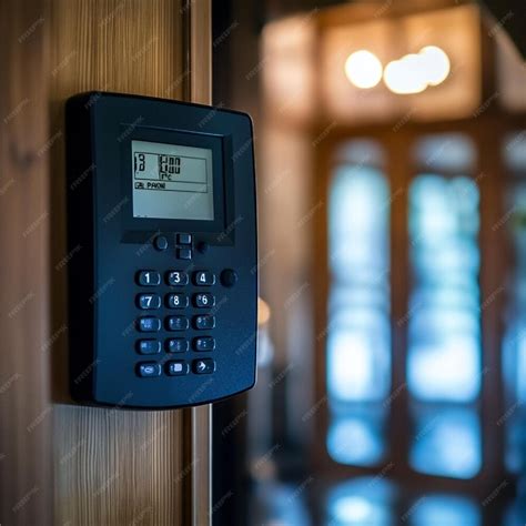 Home Security System Control Panel Premium Ai Generated Image
