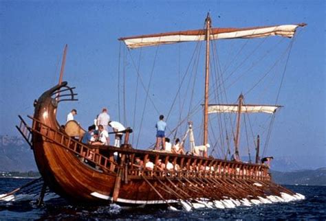 Trireme Veleiros Barcos Antigos Barcos