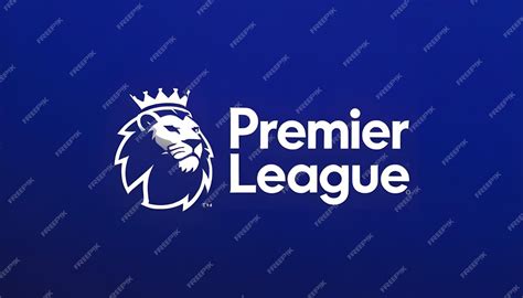 Premier League Lion Logo Vector Banner Logo Illustration Premium Ai