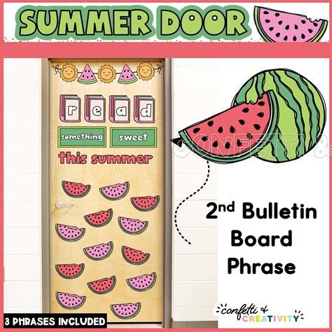 Summer Door Decor Reading Door Decor Confetti And Creativity