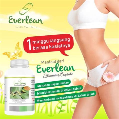 Jual Everlean Slimming Capsule Formula Baru Shopee Indonesia