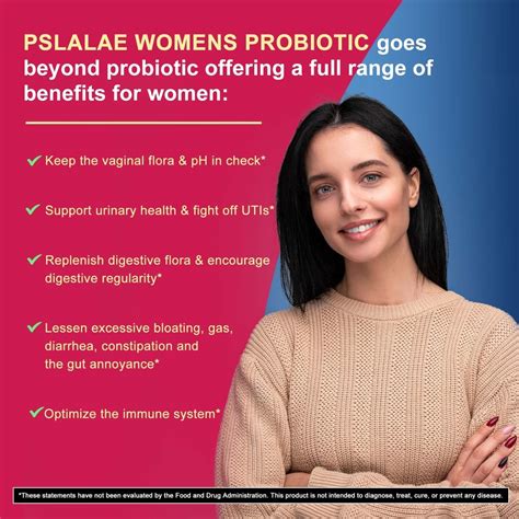 Women Probiotics Vaginal Health Ph Balance W Prebiotic Cranberry