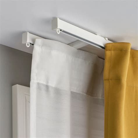 Vidga Curtain Track Set F Ceiling 2 Trck White Ikea