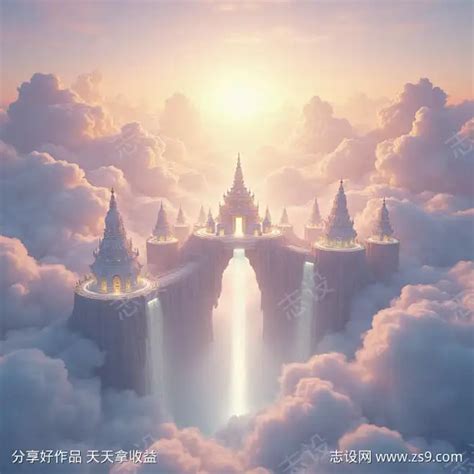 神域幻境天界悬瀑与浮空神殿ai图片下载euler采样1024x1024像素 悬瀑浮空神殿神域 作品编号
