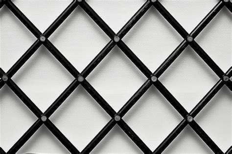 Stylish Minimalist Black And White Crosshatch Pattern Premium Ai