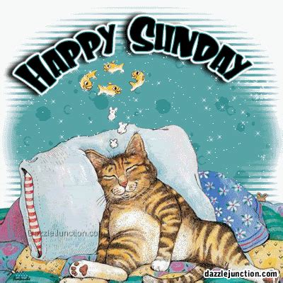 Good Sunday Morning Cats Cat Illustration Sunday Vector Drawing Stock