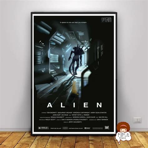 Alien 1979 Poster Alien Cast Signed 2003 Directors Cut Film Poster