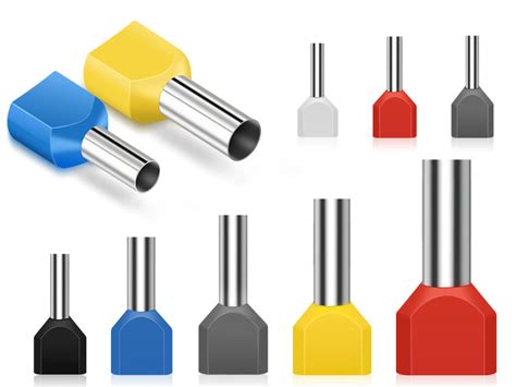 Lytool 05 10mm² Twin Ferrules 750pcs Dual Bootlace Ferrule Kit Wire